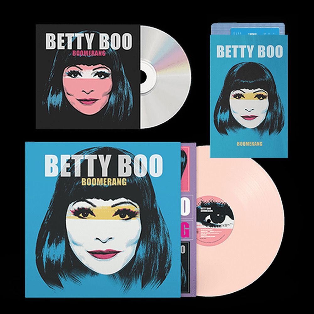 BETTY BOO - BOOMERANG (SIGNED) CD + BLUE CASSETTE + PINK VINYL (2022 ...