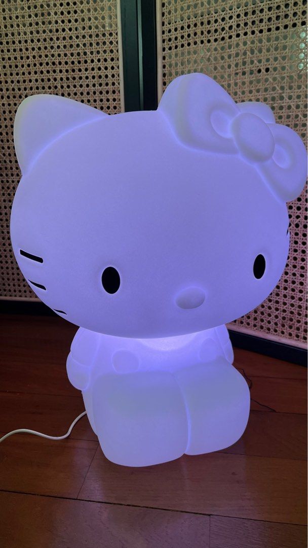 Big Hello Kitty Night Light with LED Colors and remote control ...