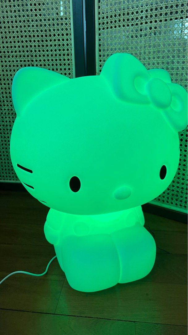 Big Hello Kitty Night Light with LED Colors and remote control ...