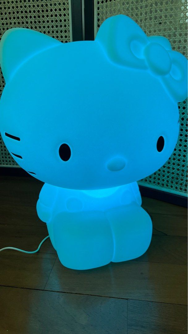 Big Hello Kitty Night Light with LED Colors and remote control ...