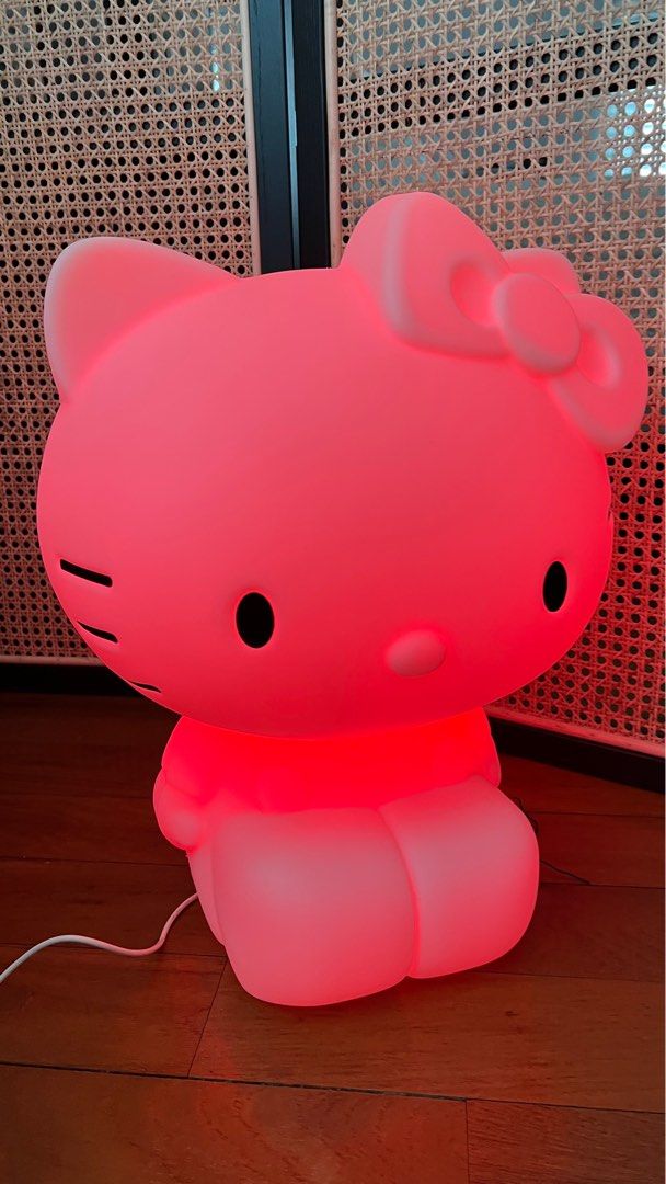 Big Hello Kitty Night Light with LED Colors and remote control ...