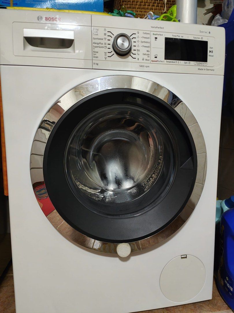 Bosch Serie 8 Washing machine (made in Germany), TV & Home Appliances ...