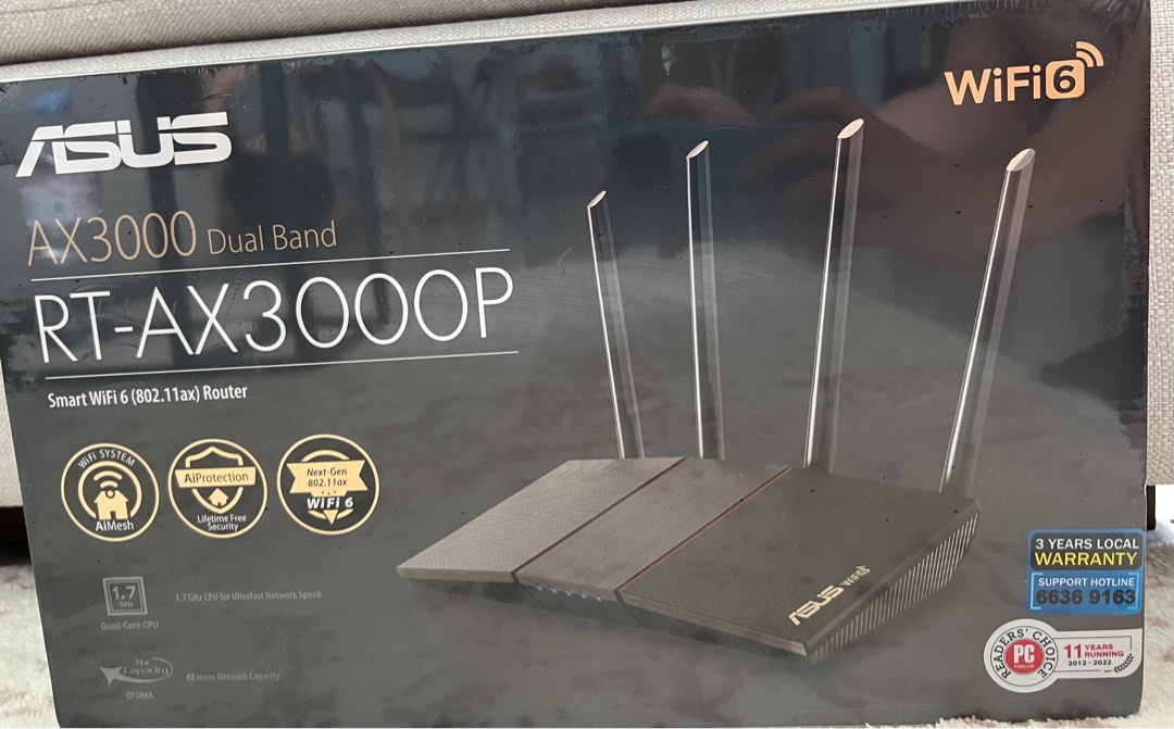 Brand new ASUS RT-AX3000P, Computers & Tech, Parts & Accessories, Networking on Carousell