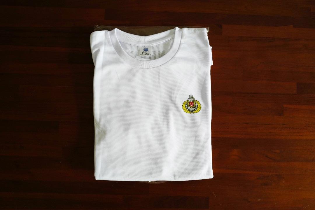 BRAND NEW NAVY White Army RSN Daily Tee T shirt Dri-fit Unisex Exercise ...