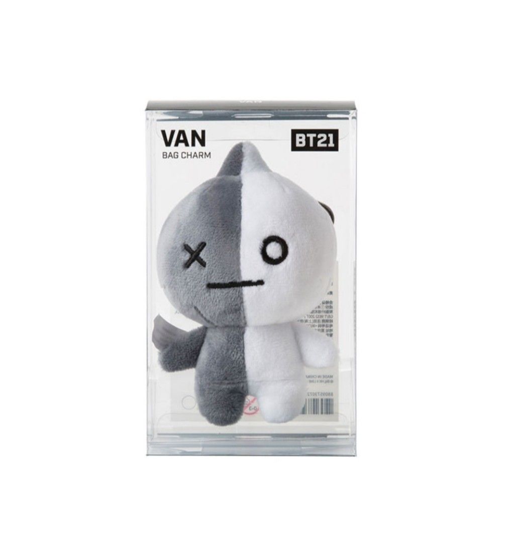 BT21 VAN Plush Bag Charm on Carousell