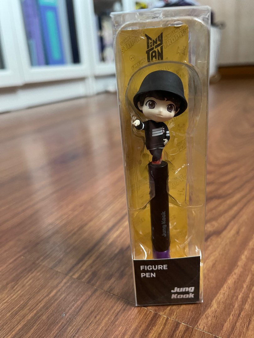 BTS Tiny Tan Figure Pen - Jungkook, Hobbies & Toys, Memorabilia & Collectibles, K-Wave on Carousell