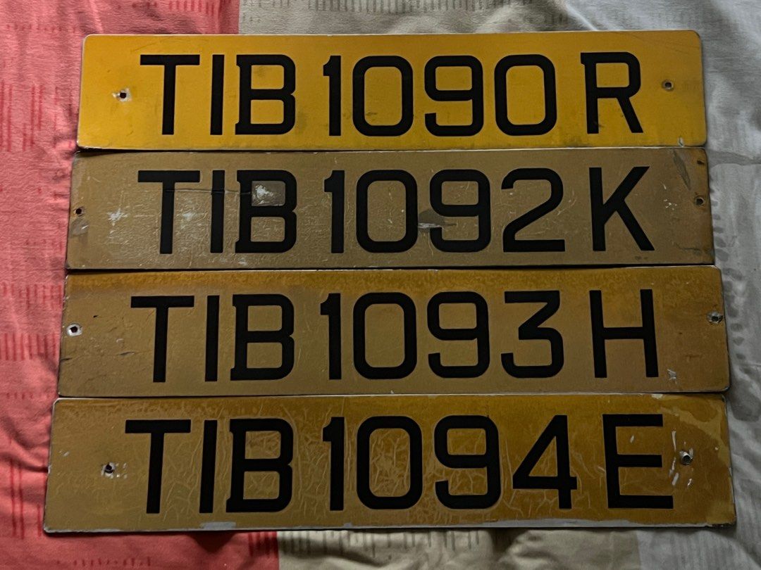 Bus Registration Plate, Hobbies & Toys, Memorabilia & Collectibles ...