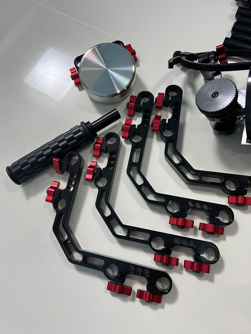 Camera Shoulder Rig with follow focus, Photography, Cameras on Carousell
