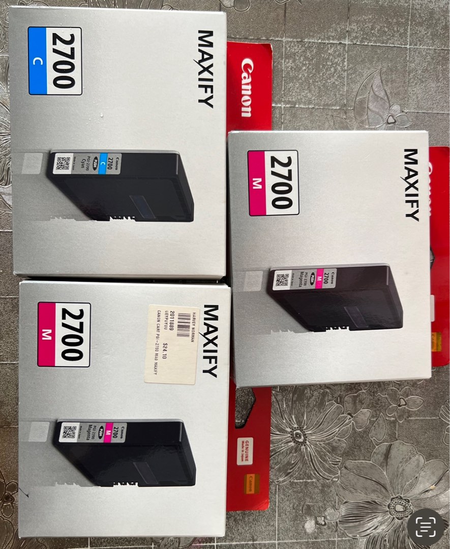 Canon Maxify 2700 ink cartridge original, Computers & Tech, Printers ...