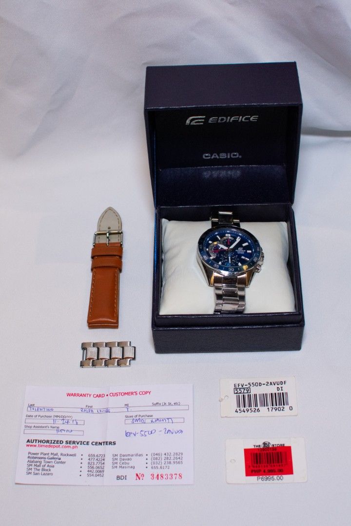 Casio Edifice EFV-550D-2AV on Carousell
