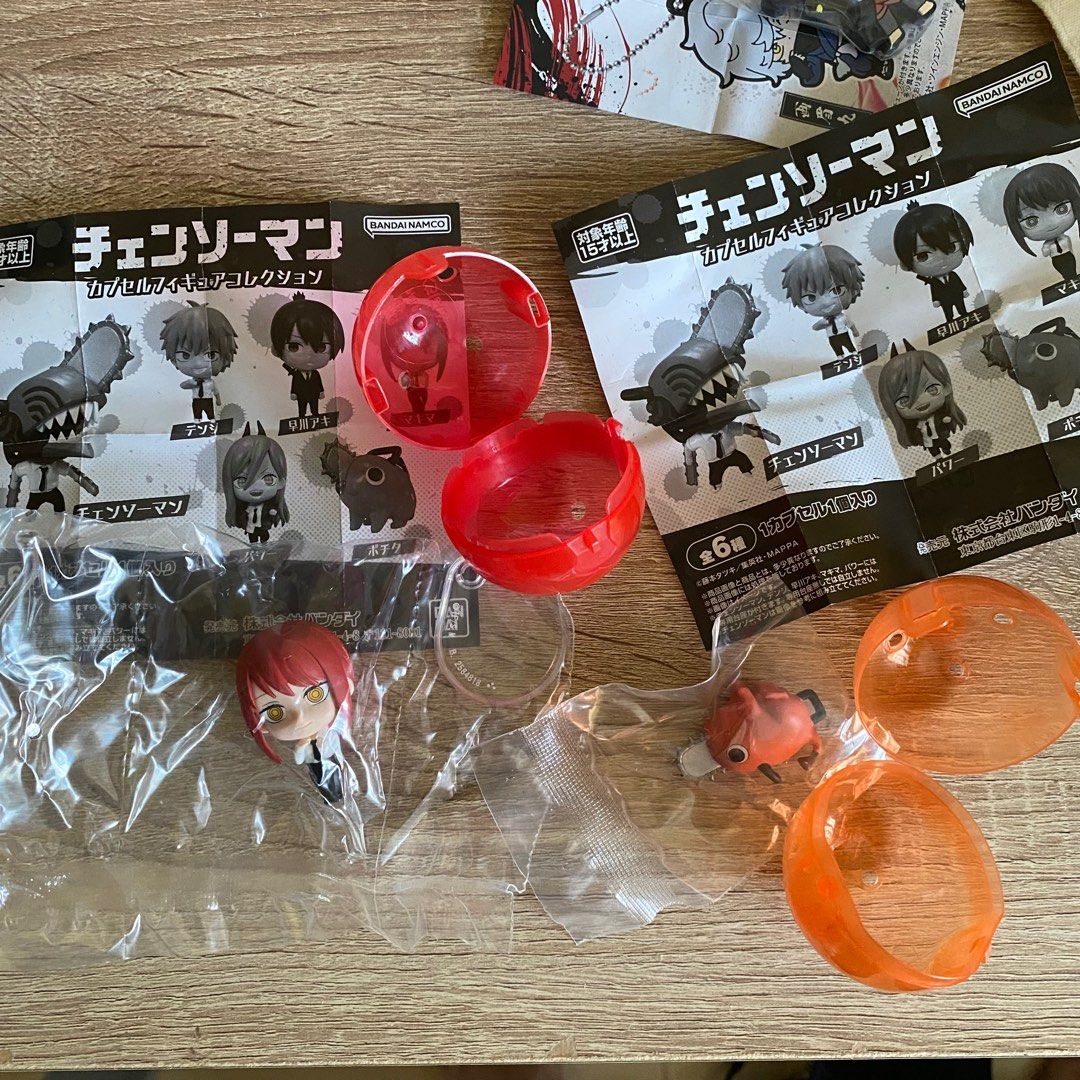 Chainsaw man gashapon figurine makima pochita, Hobbies & Toys ...