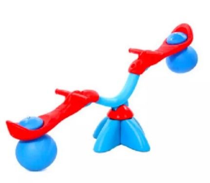 Children's Seesaw Single Spring Teeter Totter Swing Kids Ride Outdoor ...
