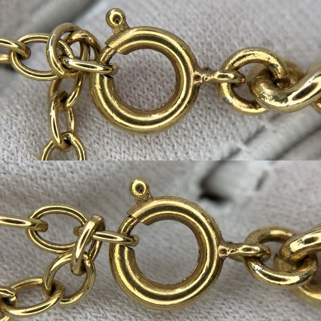 CHRISTIAN DIOR GOLD CHAIN NECKLACE 237021485 TI, Luxury, Accessories on ...