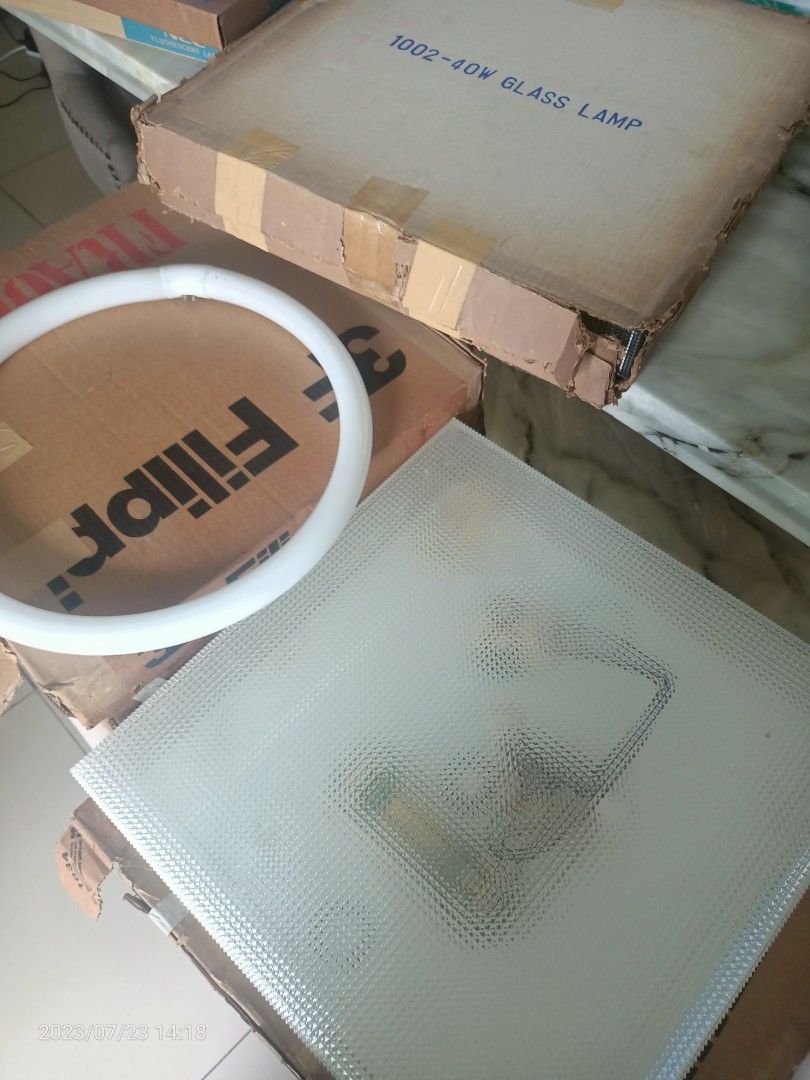 Cilling light...lampu siling, Furniture & Home Living, Lighting & Fans ...