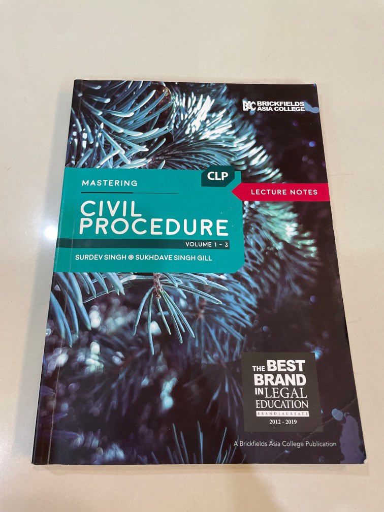 Civil Procedure (CLP), Hobbies & Toys, Books & Magazines, Textbooks on ...