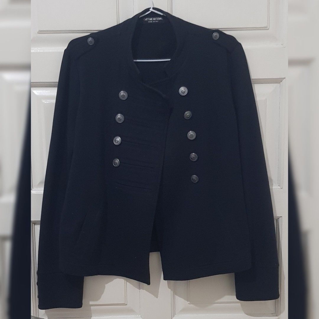 CNC Costume National military jacket, Fesyen Wanita, Pakaian Wanita ...