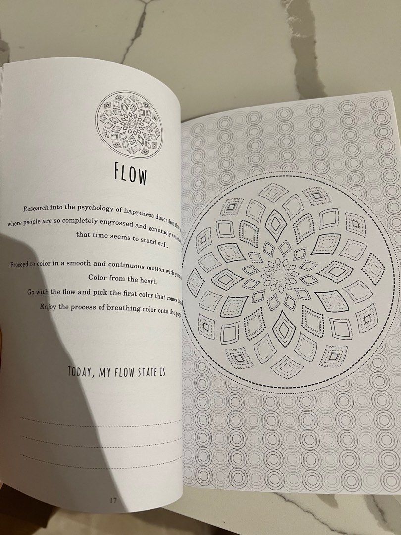 Colouring Journal Book Mindful Living Brand New, Hobbies & Toys ...