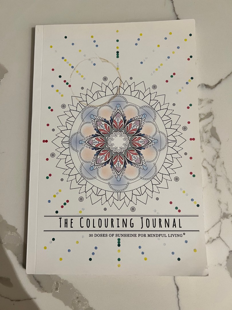 Colouring Journal Book Mindful Living Brand New, Hobbies & Toys ...