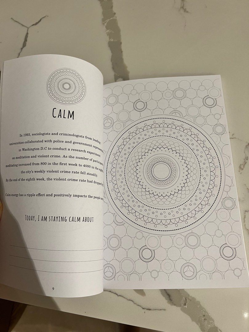 Colouring Journal Book Mindful Living Brand New, Hobbies & Toys ...