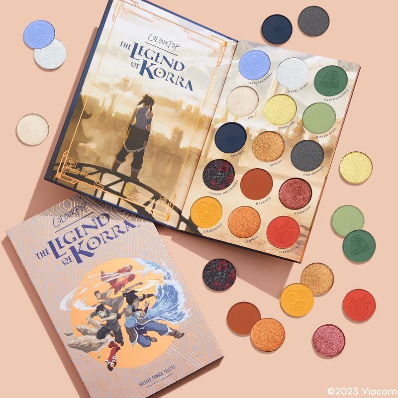 Colourpop Legend Of Korra Eye Shadow Palette (The Legend of Korra ...