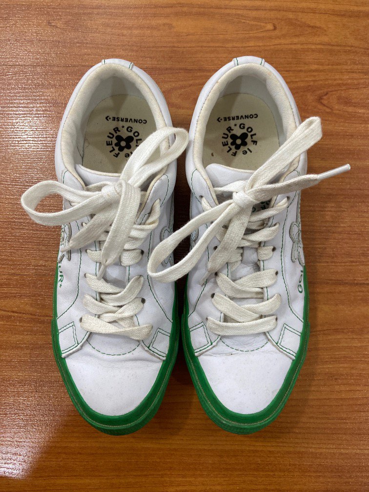 Converse One Star OX x Golf le Fleur Tyler shoes in Kelly Green, Men's ...