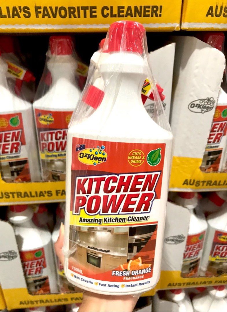 Costco好市多 OZKLEEN 廚房清潔劑 清新橙香 750毫升 X3入kitchen power, 家具及居家用品, 居家清潔及護理用品 ...