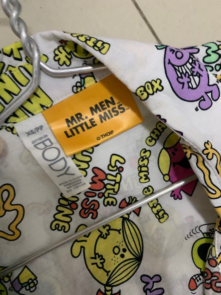 Cotton on Mr men Mr miss- Pyjamas set-xS, Women's Fashion, New ...