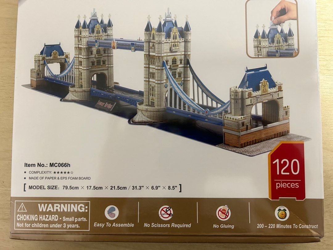 Cubic Fun Tower Bridge, Hobbies & Toys, Toys & Games on Carousell