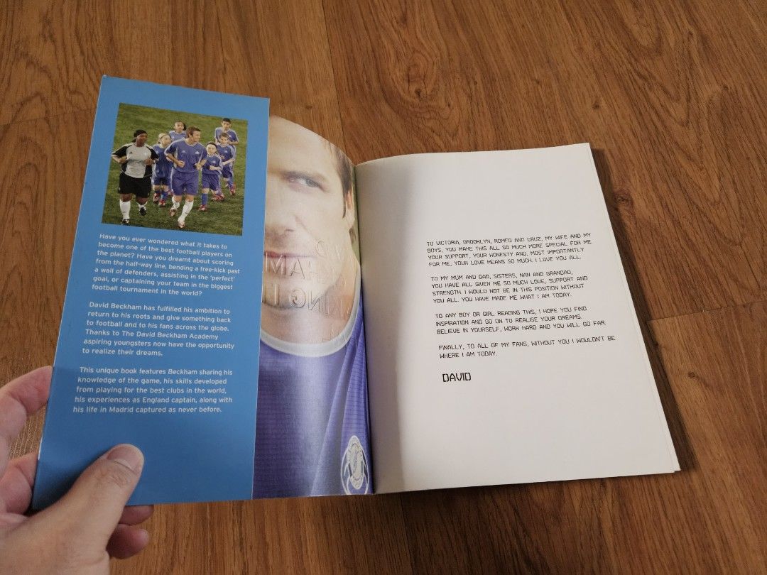 David Beckham Making It Real, Hobbies & Toys, Books & Magazines ...