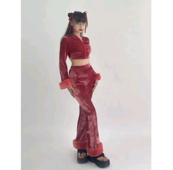 Dear Vidal Heart Y2K Coordinate, Women's Fashion, Dresses & Sets, Sets ...