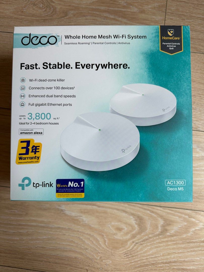 Deco m5 mesh WiFi Router, 電腦＆科技, 電腦周邊及配件, Wifi及上網相關產品 - Carousell