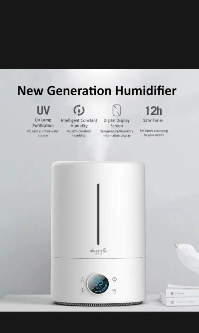 Deerma Smart Humidifier- 5L, TV & Home Appliances, Air Purifiers ...