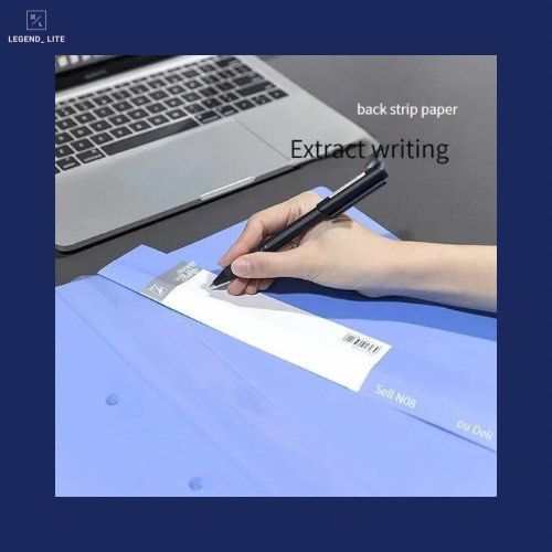 DELI A4 FOLDER DOUBLE POWER CLIP, Hobbies & Toys, Stationery & Craft ...