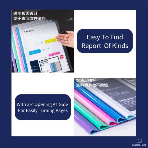 DELI A4 PP PVC REPORT FILE, Hobbies & Toys, Stationery & Craft ...