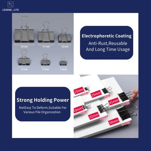 DELI BINDER CLIPS, Hobbies & Toys, Stationery & Craft, Stationery ...