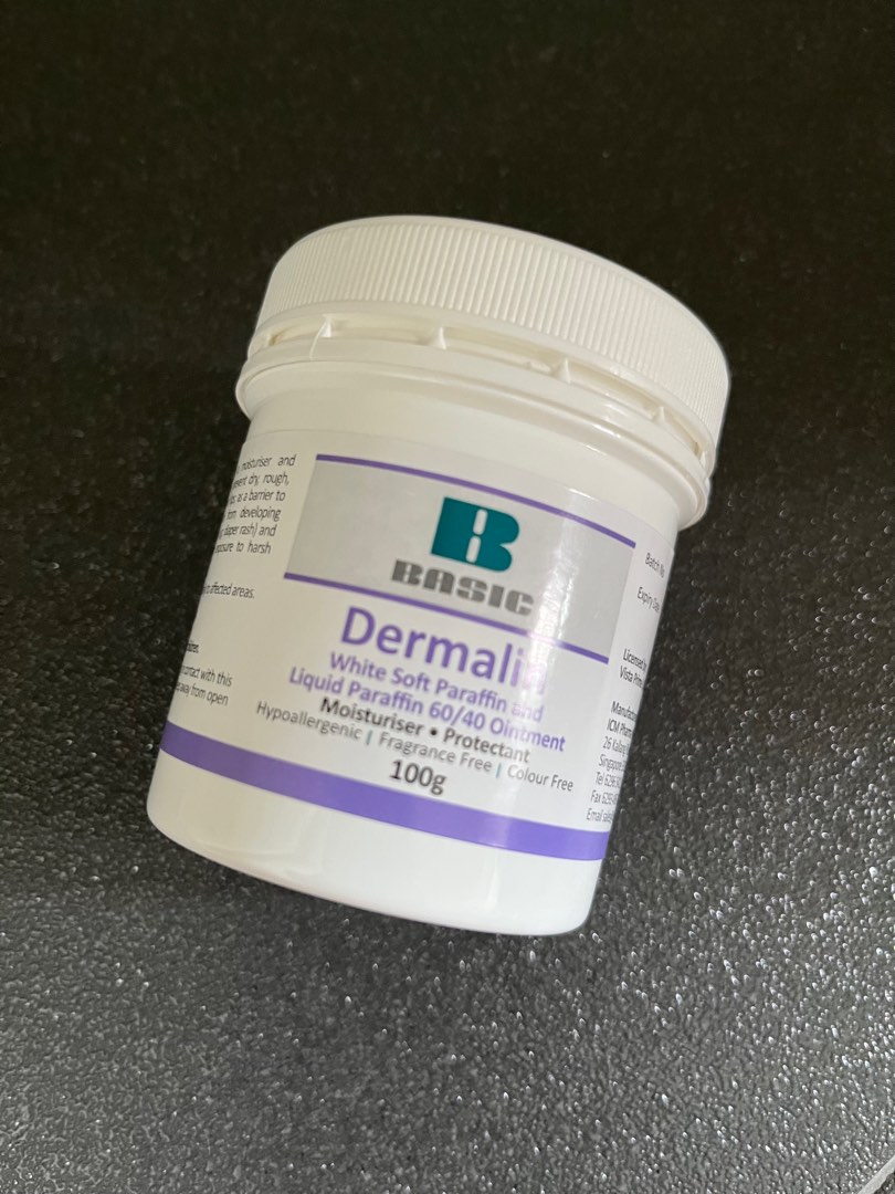 Dermalin white soft paraffin 100g, Beauty & Personal Care, Bath & Body ...