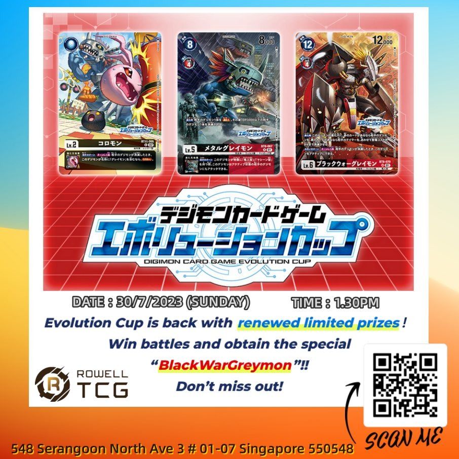 Digimon July Evolution Cup 2023, Hobbies & Toys, Toys & Games on Carousell