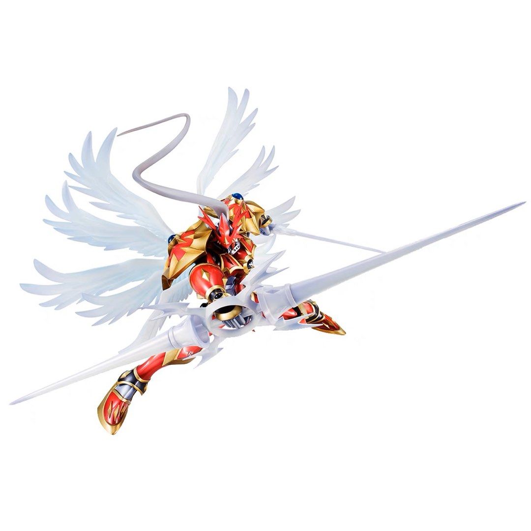 Digimon megahouse figure - Angel mon war greymon / metal Garuru mon ...