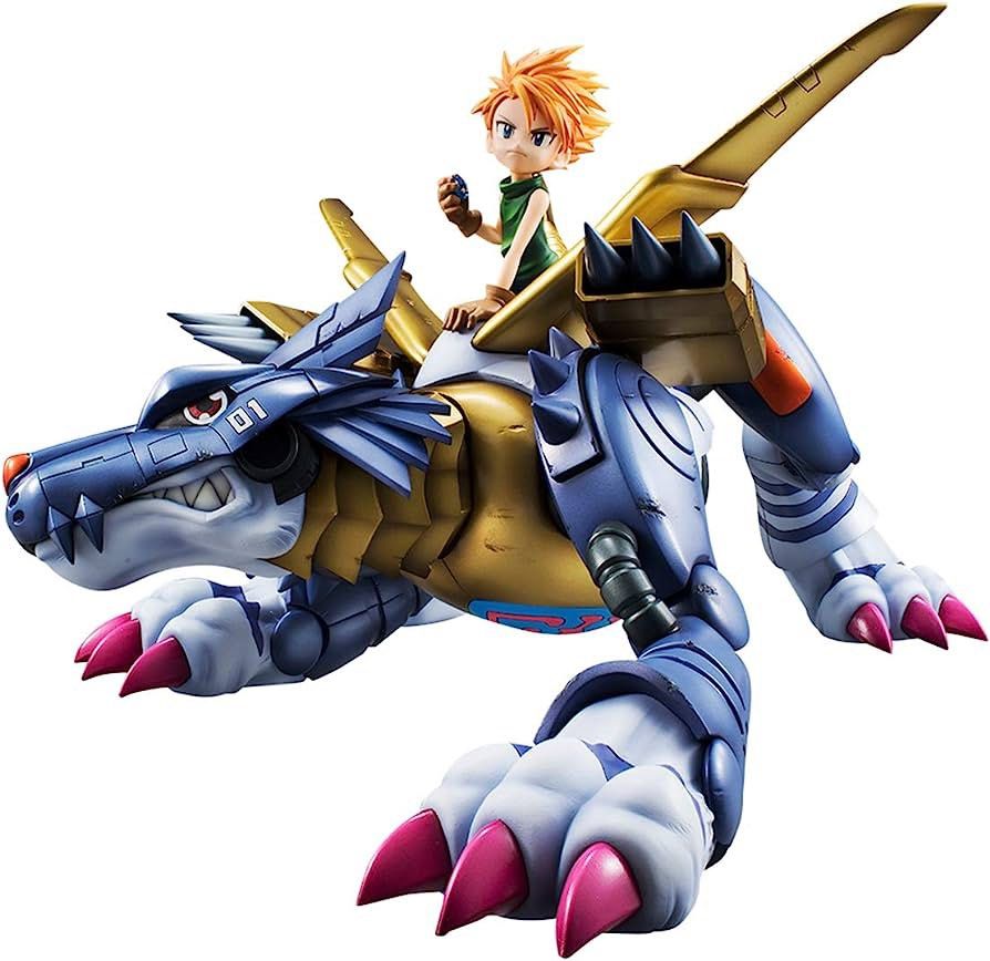 Digimon megahouse figure - Angel mon war greymon / metal Garuru mon ...