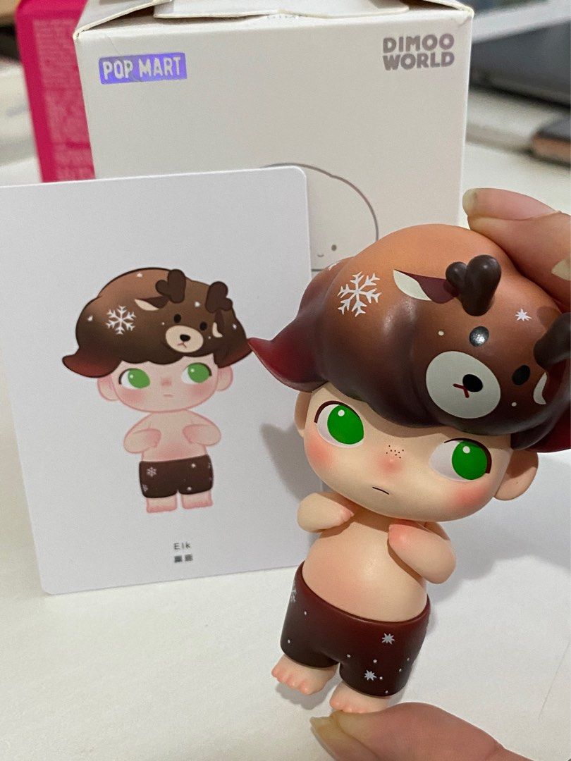 Dimoo Retro Series Popmart Elk, Hobbies & Toys, Toys & Games on Carousell