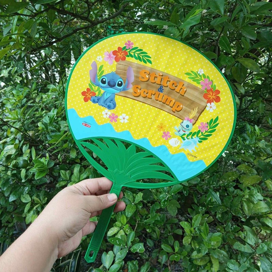 DISNEY Lilo and Stitch Hand Fan, Hobbies & Toys, Memorabilia ...