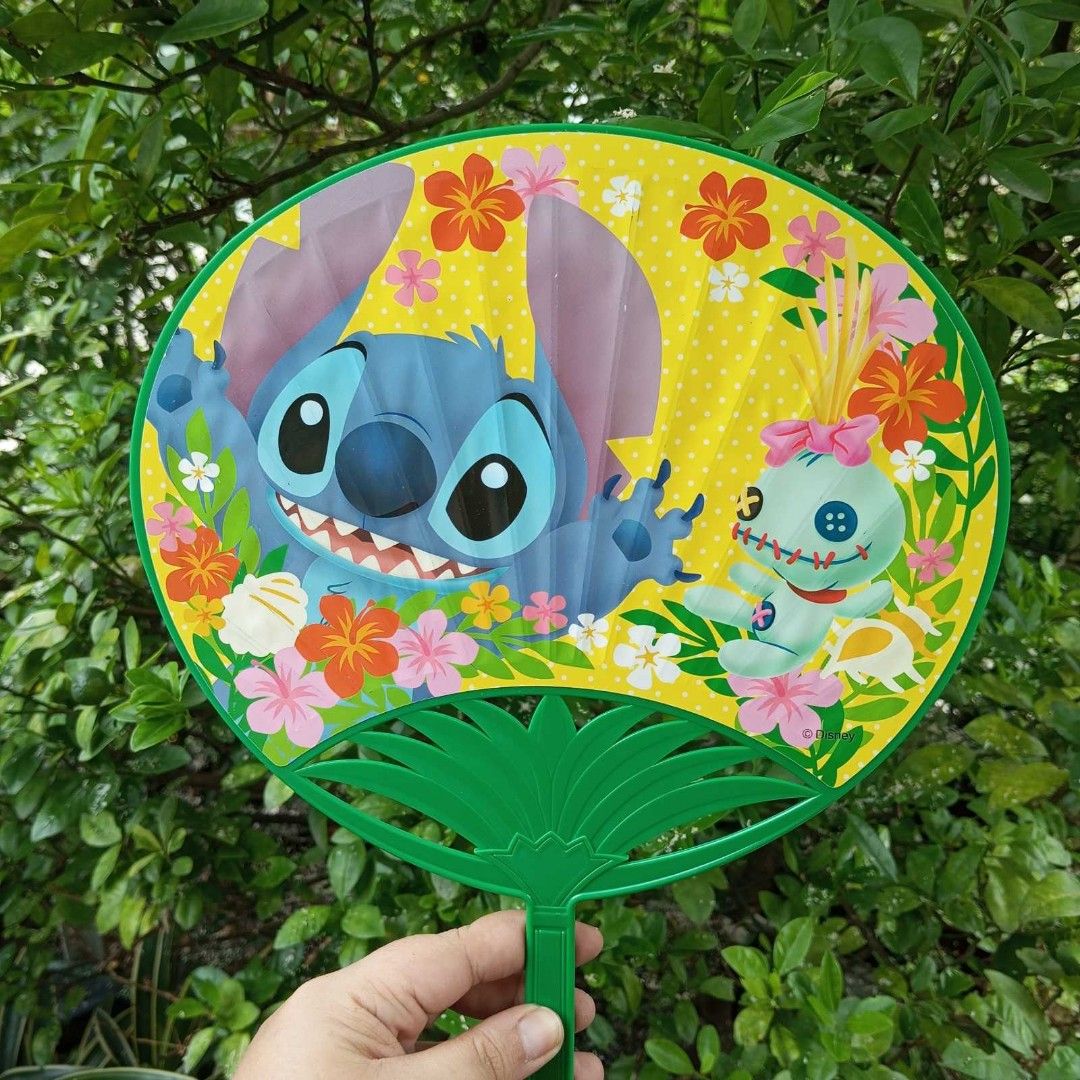 DISNEY Lilo and Stitch Hand Fan, Hobbies & Toys, Memorabilia ...