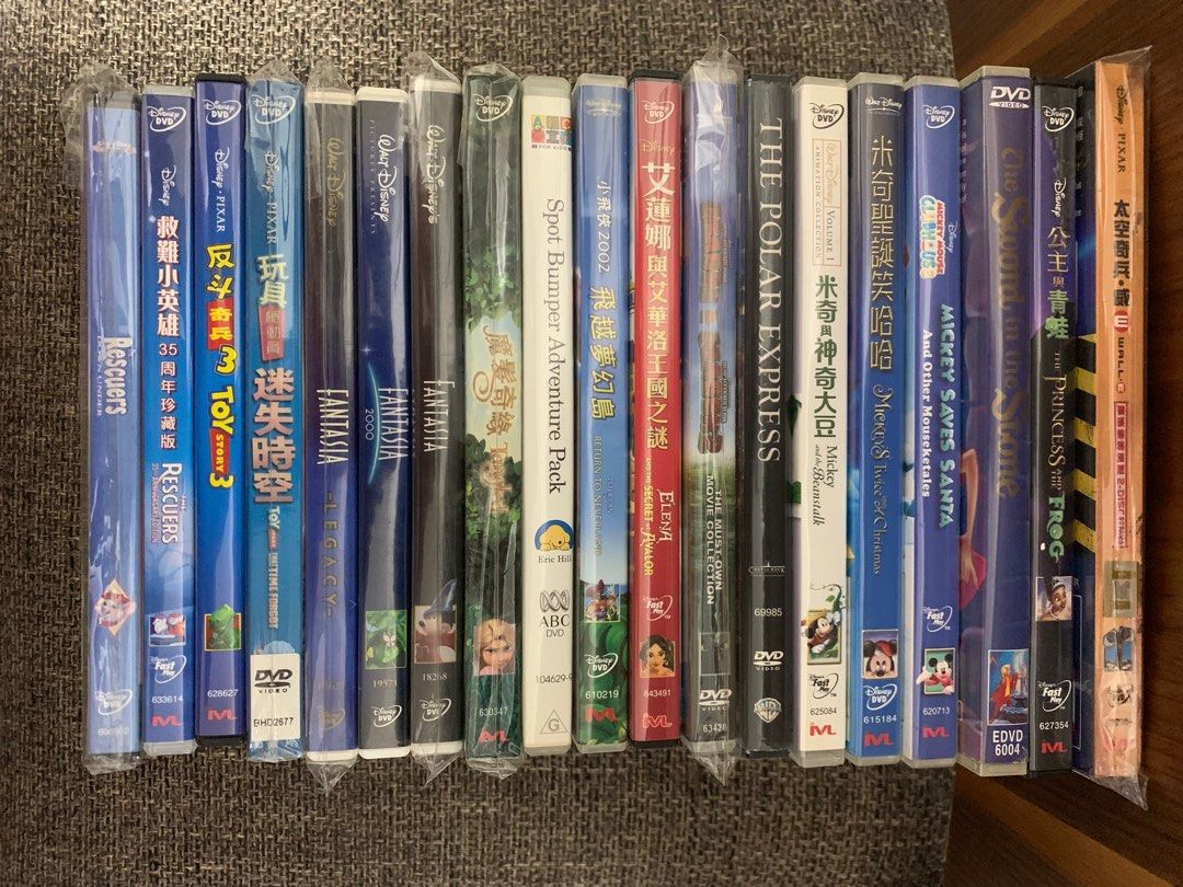 Disney Movie DVDs 買5送1, 興趣及遊戲, 音樂、樂器 & 配件, 音樂與媒體 - CD 及 DVD - Carousell