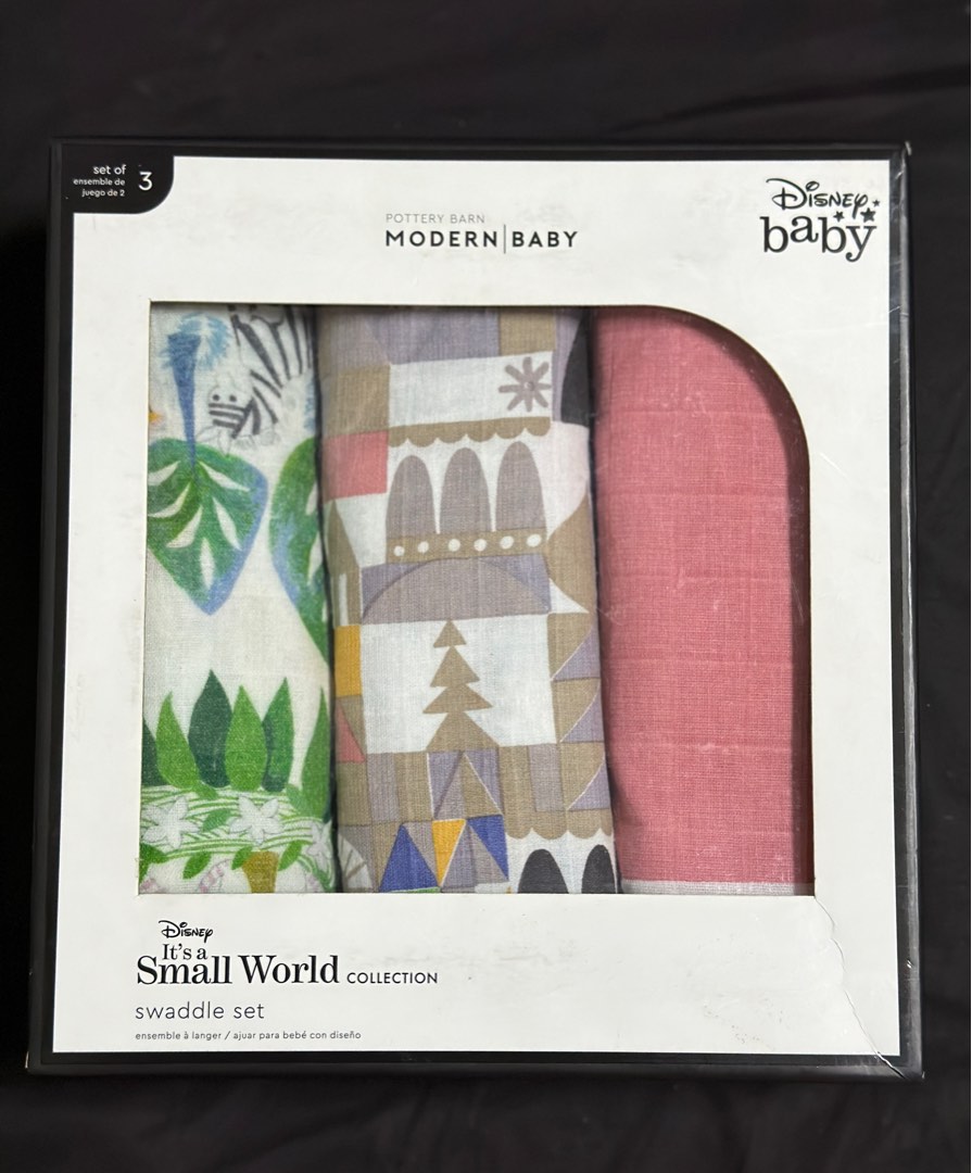 Disney Pattery Barn Kids Swaddle Muslin Set, Babies & Kids, Babies ...