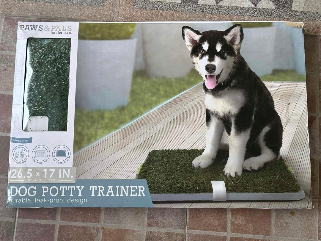 Dog potty trainer for pee poop pad on Carousell