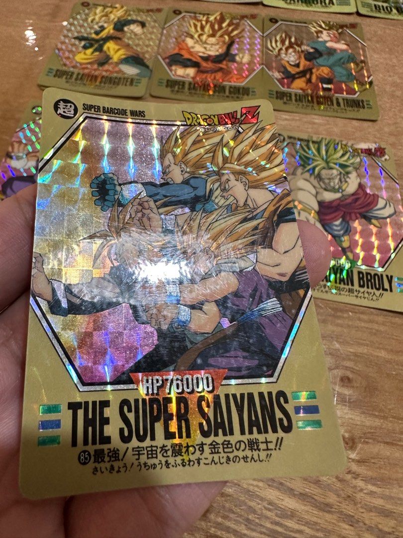 Dragonball Cards Barcode Prism, Hobbies & Toys, Memorabilia ...