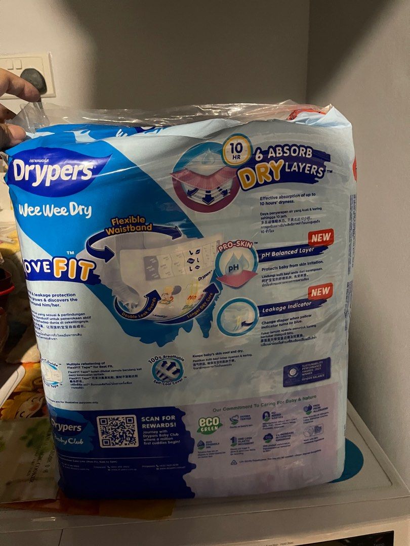 Drypers Tape L size, Babies & Kids, Bathing & Changing, Diapers & Baby ...