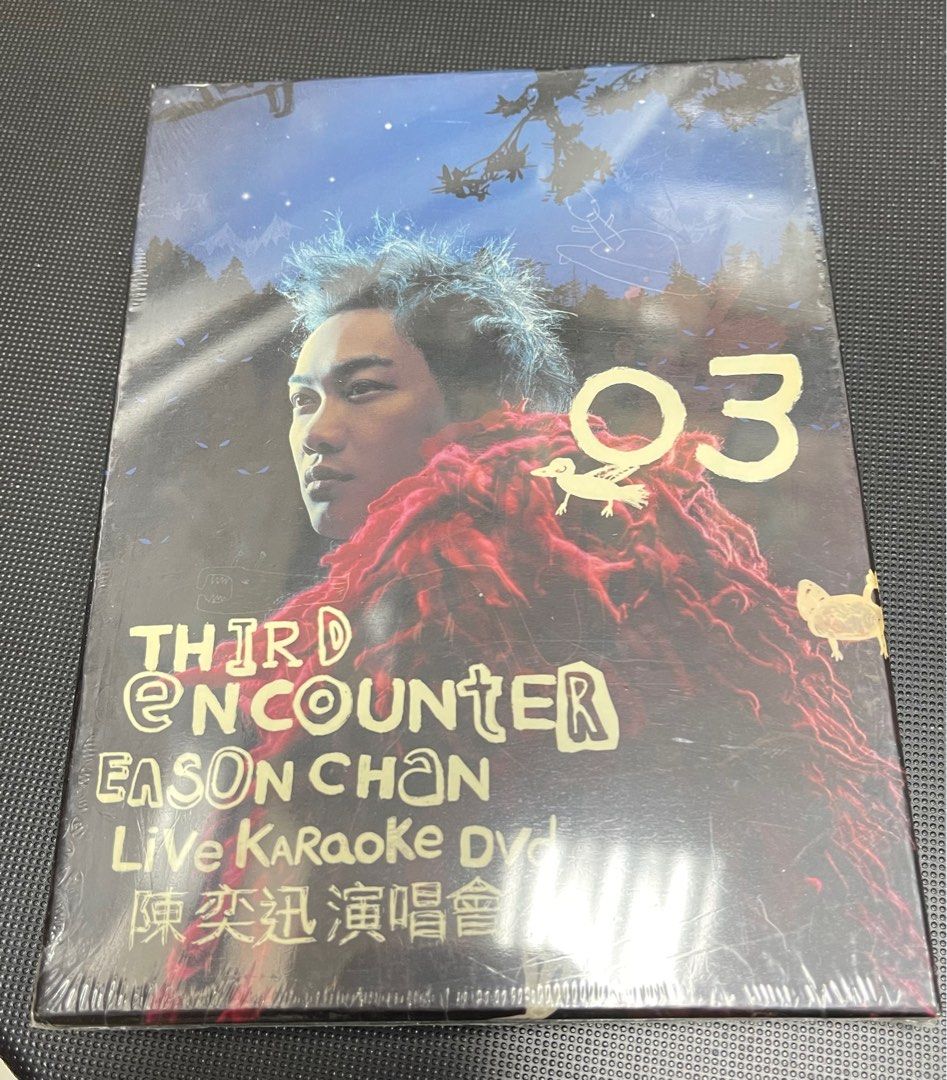 Eason Chan 陳奕迅演唱會 DVD THIRD ENCOUNTER EASON CHAN LIVE KARAOKE DVD 絕版全新未 ...