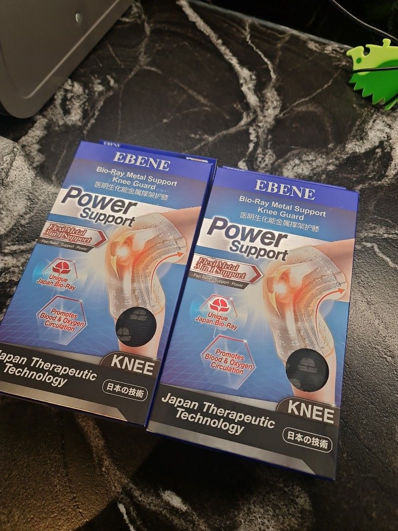 Ebene metal knee guard, Health & Nutrition, Braces, Support ...