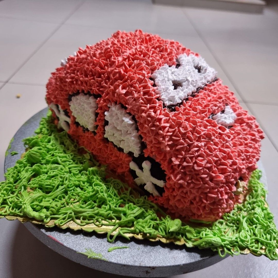 Eggless Rasmalai Car cake, Food & Drinks, Homemade Bakes on Carousell